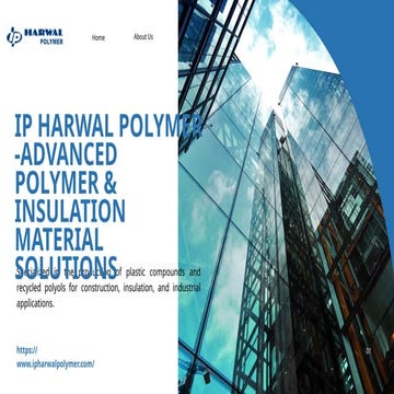 IP Harwal Polymer -Advanced Polymer & Insulation Material Solutions.pptx