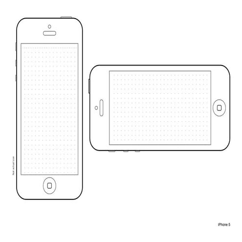Iphone 5 design template | PDF