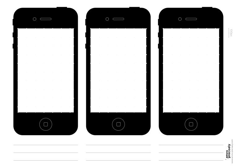 Free Iphone Sketch Template