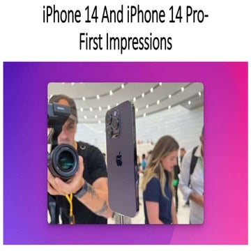 iPhone 14 And iPhone 14 ppt.pptx