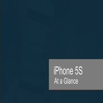 Inside Apple iPhone 2013 - iPhone 5s & iPhone 5c | PDF