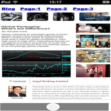 Iphone blacberry blog app | PPTX | Smartphones | Consumer Electronics