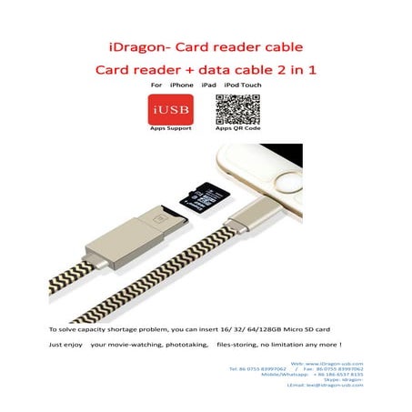 iPhone card reader cable | PDF | Smartphones | Consumer Electronics