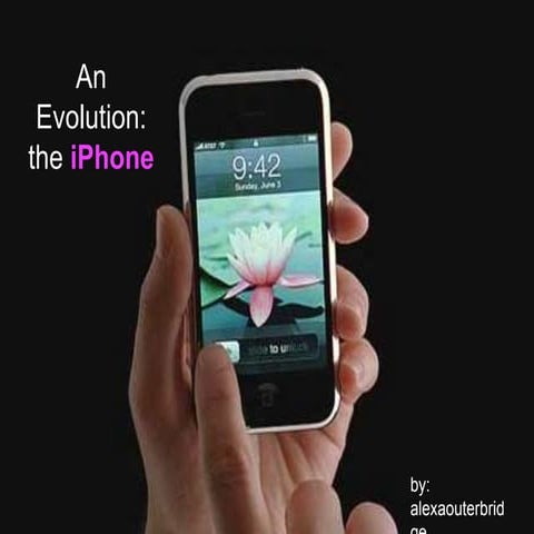 An Evolution: the iPhone | PPTX