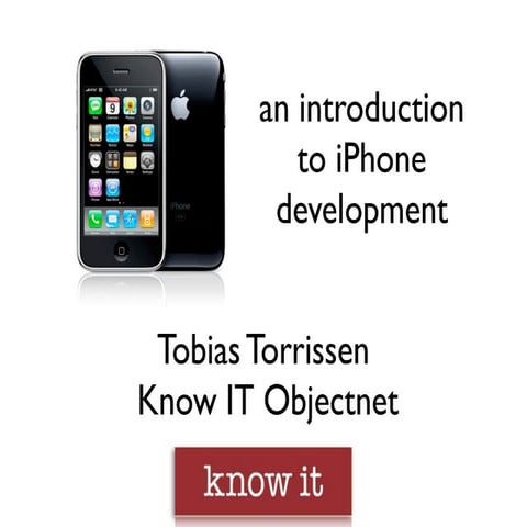 Intro to iPhone development | PPT