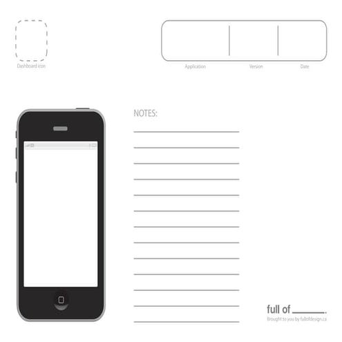 Iphone notepad horizontal