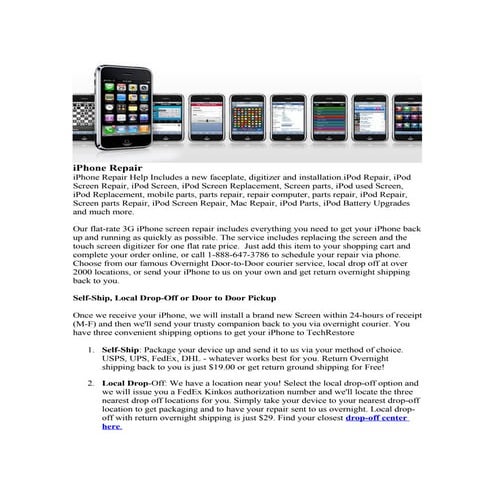 iPhone Repair | DOC