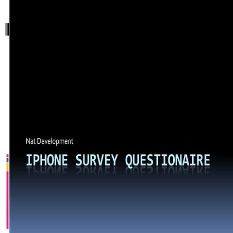 Iphone research | PPT