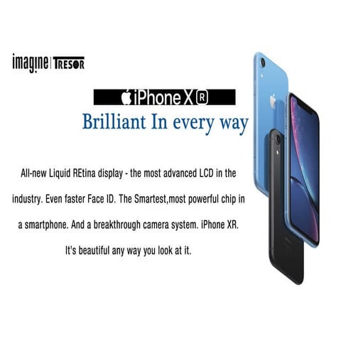 iPhone XR Specifications & Features | Myimagine | Apple Store | PDF