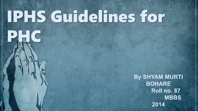 SUB-HEALTH CENTRE, Health and wellness centre Sub health centre Revised ...