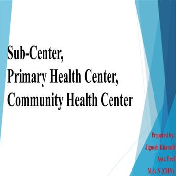 IPHS - Subcentre ( Indian Public Health Standards) | PPTX