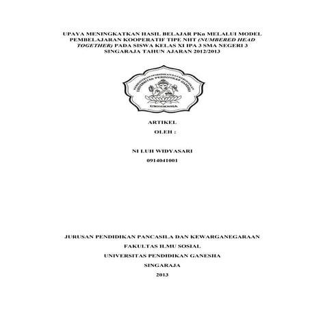 PGSD UMS a510070034 cover proposal ptk catatan terbimbing | DOCX