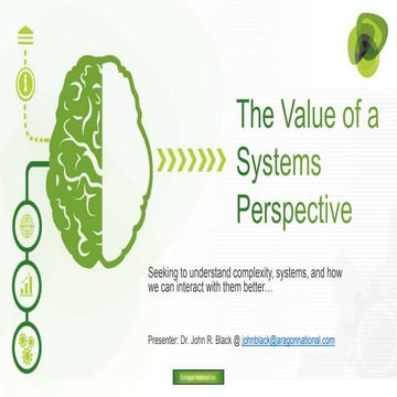 IPICD 2019 (the value of a systems perspective) | PPT