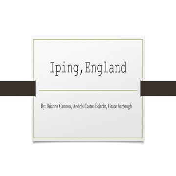 Iping, england (team 4) 2 | PPT