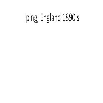Iping, england (team 6) 2 | PPT