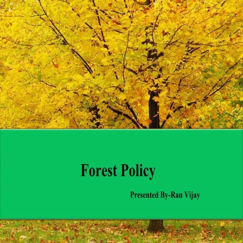 Joint forest management | PPTX