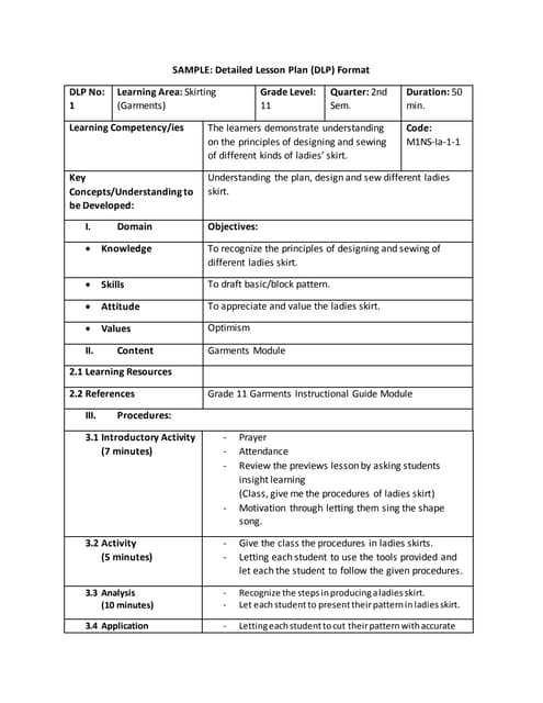 DLL-Dressmaking week2.docx