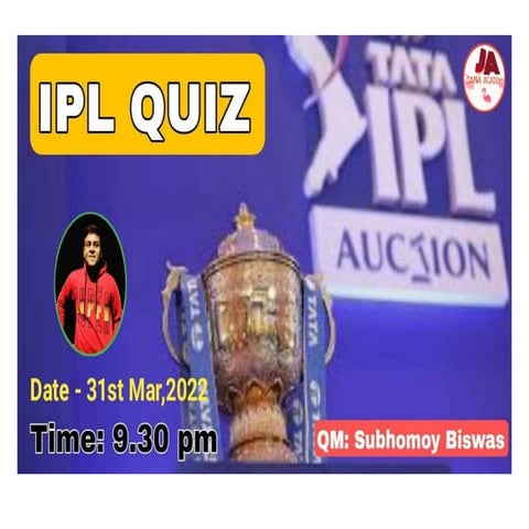 ipl quiz | PPTX