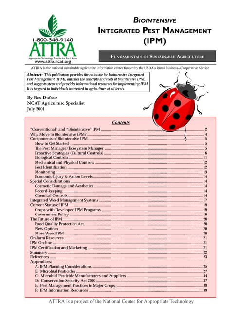 Integrated Pest Management (IPM) | PPTX
