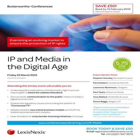 IP and Media In The Digital Age | PDF