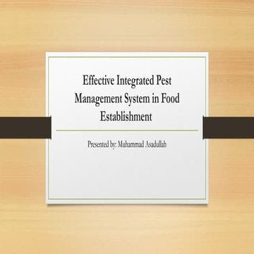 Effective IPM Program in Food Premises.pptx