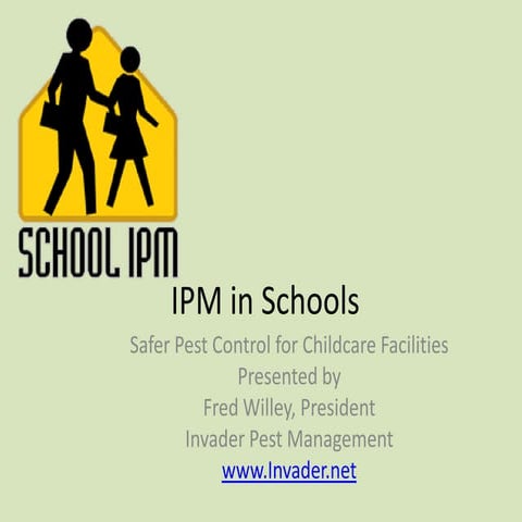 IPM In Schools by Invader Pest Management | PPSX