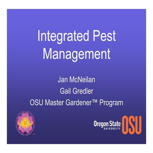 Integrated Pest Management | PDF