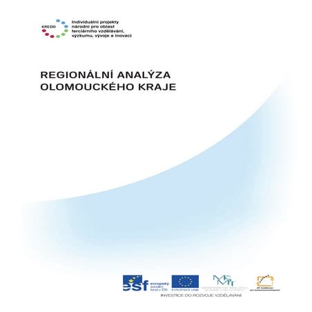 Regionální analýza Olomouckého kraje | PDF