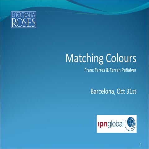 Matching Colours | PPT