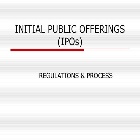 Ipo | PDF