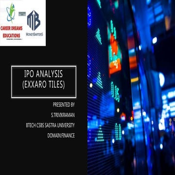 IPO ANALYSIS | PPTX