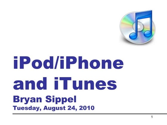 iTunes Handout | PPT