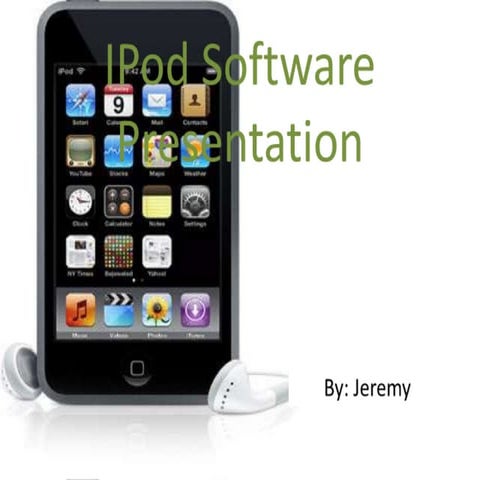 Ipod software presentation | PDF