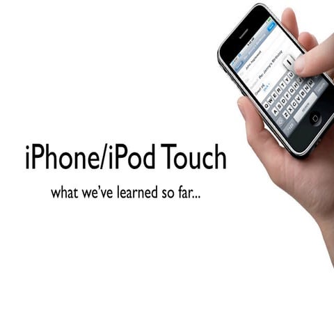 iPod Touch Presentation | PDF