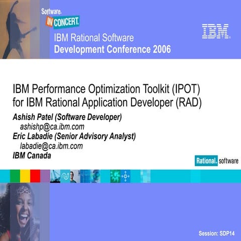 IBM Performance Optimizaiton Toolkit for Rational Application Developer ...