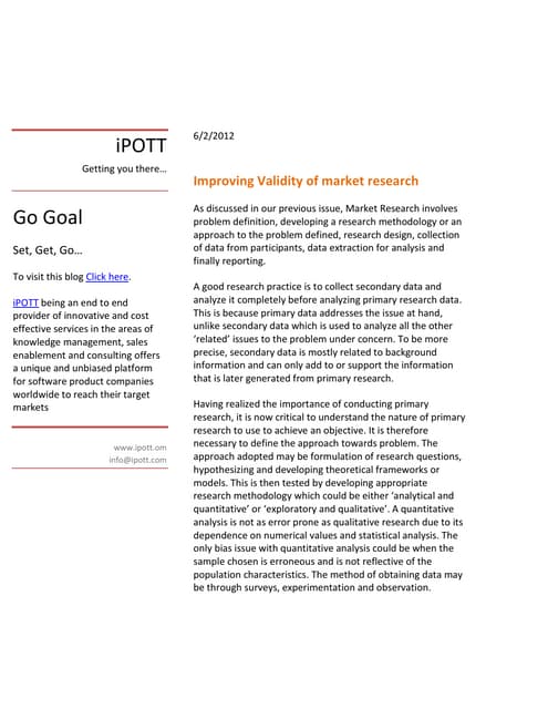 Research methods table - 4018 | PPT