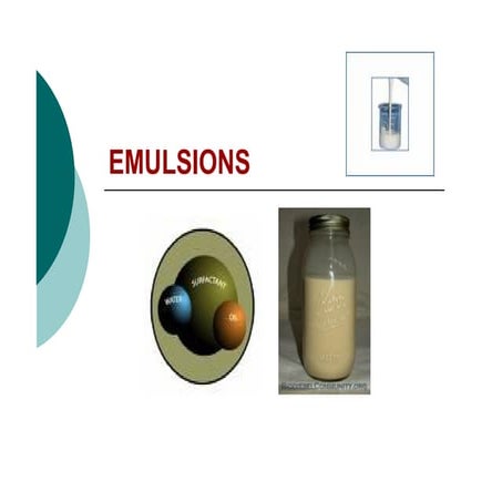Emulsions | PPT