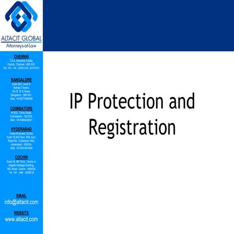 Ip protection and registration | PPT