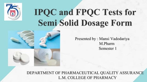 GMPs and quality control tests of liquid dosage forms | PDF