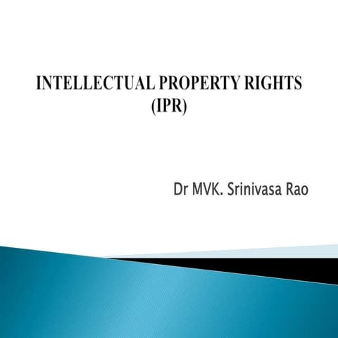IPR.pptx | Law