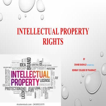 Intellectual Property Rights and types.pptx