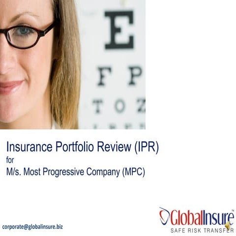 IPR Case Study- by GlobalInsure | PPS | Motor Insurance | Insurance