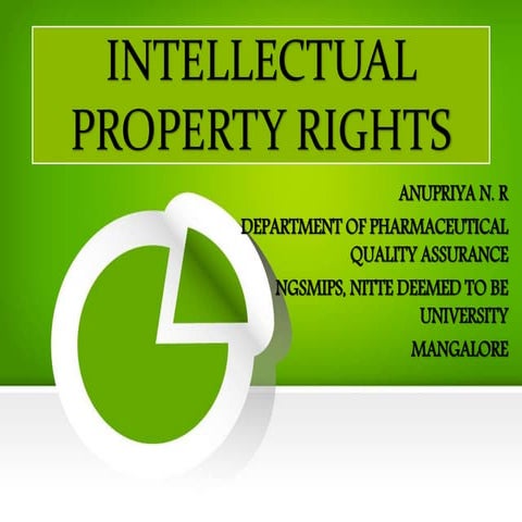 Intellectual Property Rights | PPTX