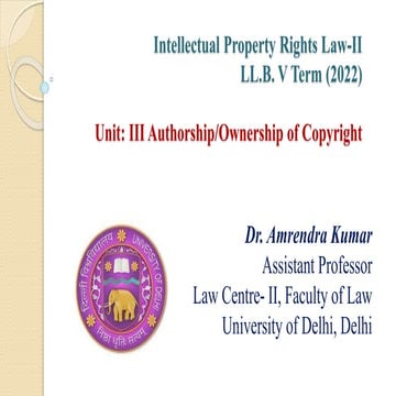 IPR-II_Copyright Ownership.pptx