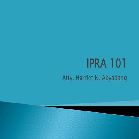 Ipra ncip | PDF