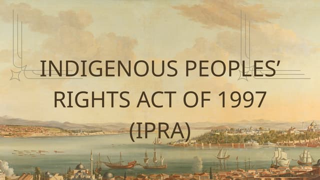 National Commission on Indigenous Peoples | PPTX