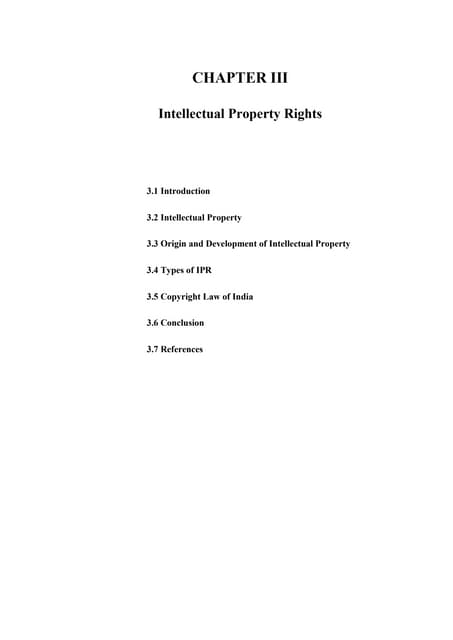 TREATIES ON IPR PROTECTION | PPTX