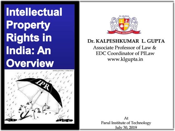 Ipr (case studies) | PPT