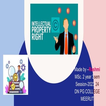 IPR-INTELLECTUAL PROPERTY RIGHTSby rashmi.pptx