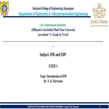 Intellectual Property rights Chapter 1.ppt